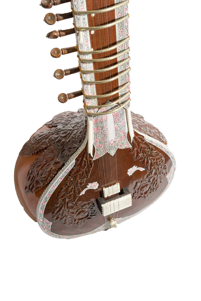 Ravi Shankar's Style Sitar with Gourd - Premium Professional – Riyaaz ...