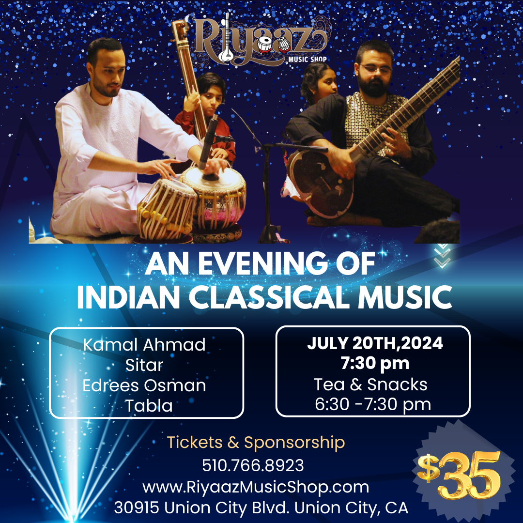 An Evening of Indian Classical Music – Riyaaz Music Shop