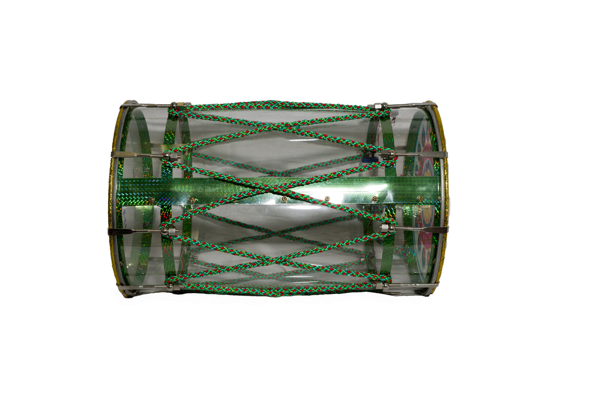 Punjabi Dhol - Transparent & LED lights – Riyaaz Music Shop